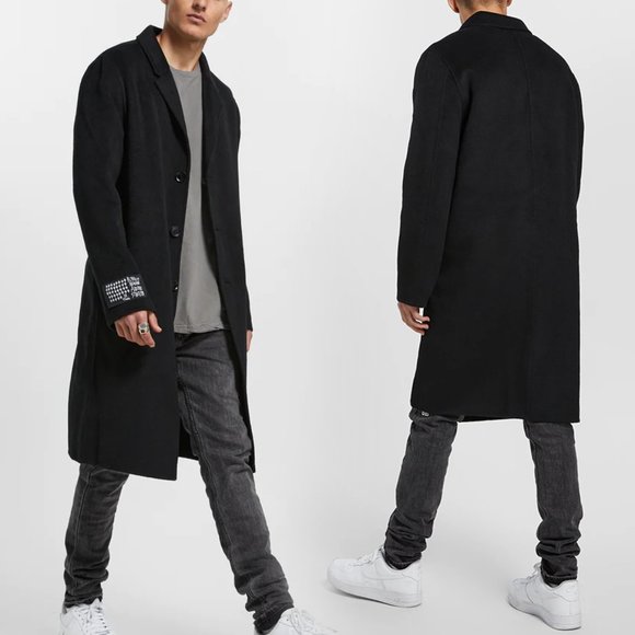 Ksubi | Jackets & Coats | Ksubi Mogul Coat Petrol Blue Felted Wool ...